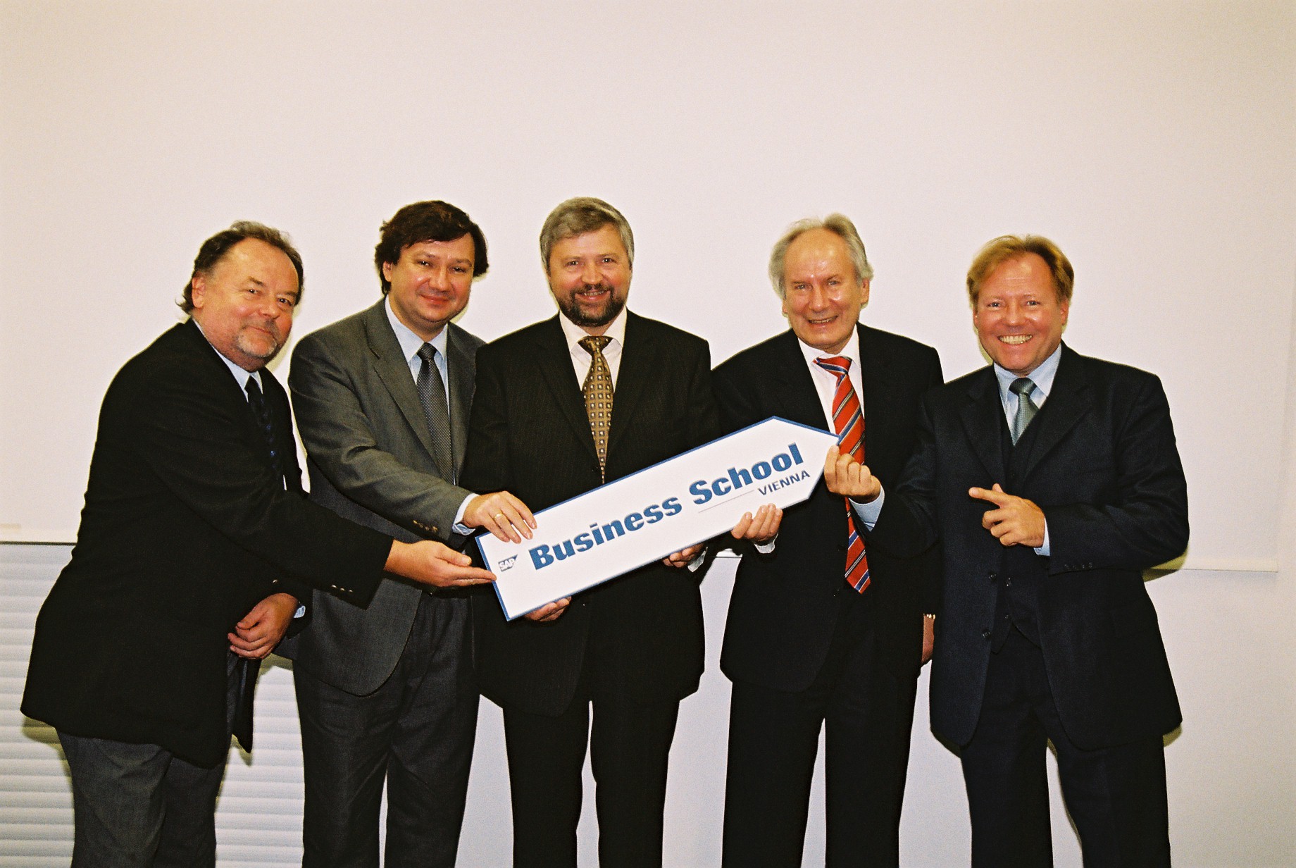 Professor August Wilhelm Scheer an der SAP Business School Vienna