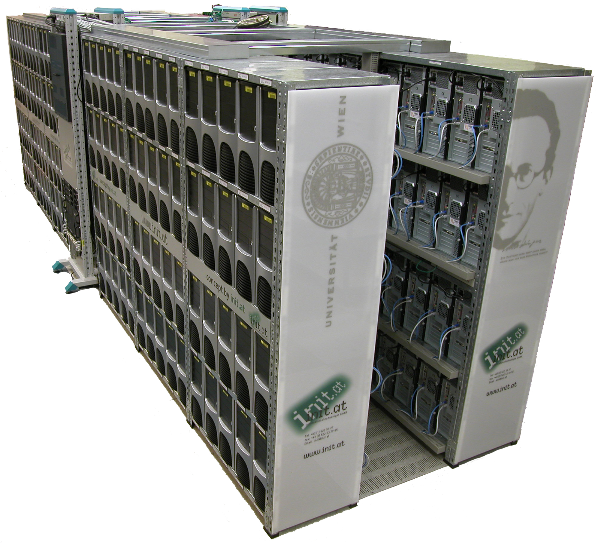 Österreichs erster Supercomputer mit mehr als 1 Tera Flop