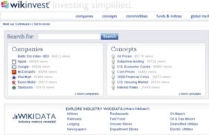 Wikinvest: Finanzberatung nach Wikipedia-Prinzip