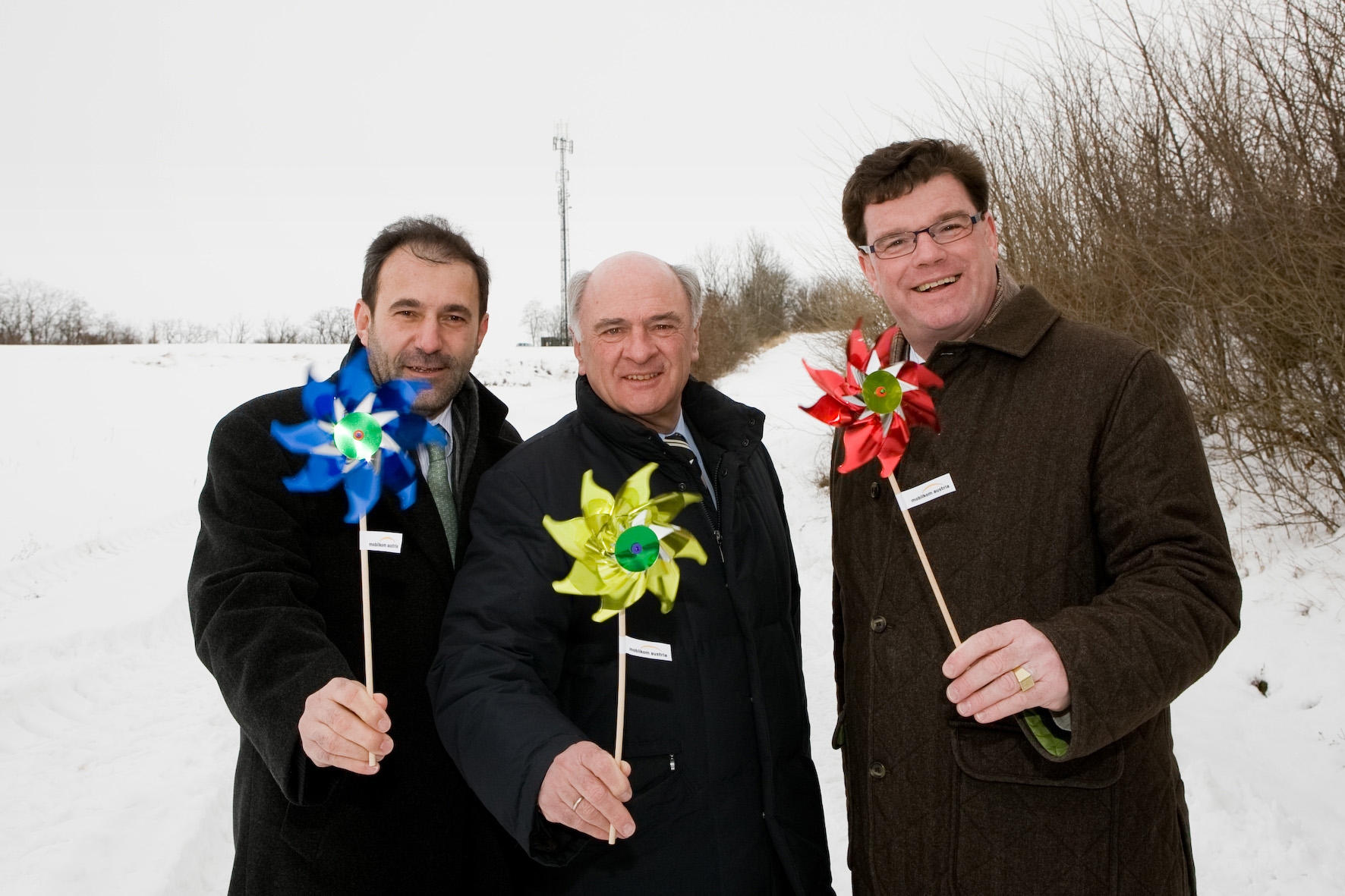 Innovation von mobilkom austria: Windenergie betreibt Mobilfunkstation