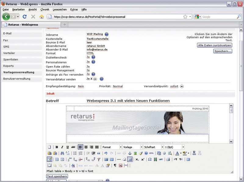 Retarus erneuert Kommunikationsplattform für E-Mail, Fax und SMS