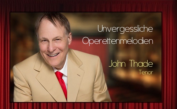 Konzert mit Tenor John Thade - Musikalisches Highlight am 20.9. in Zürich