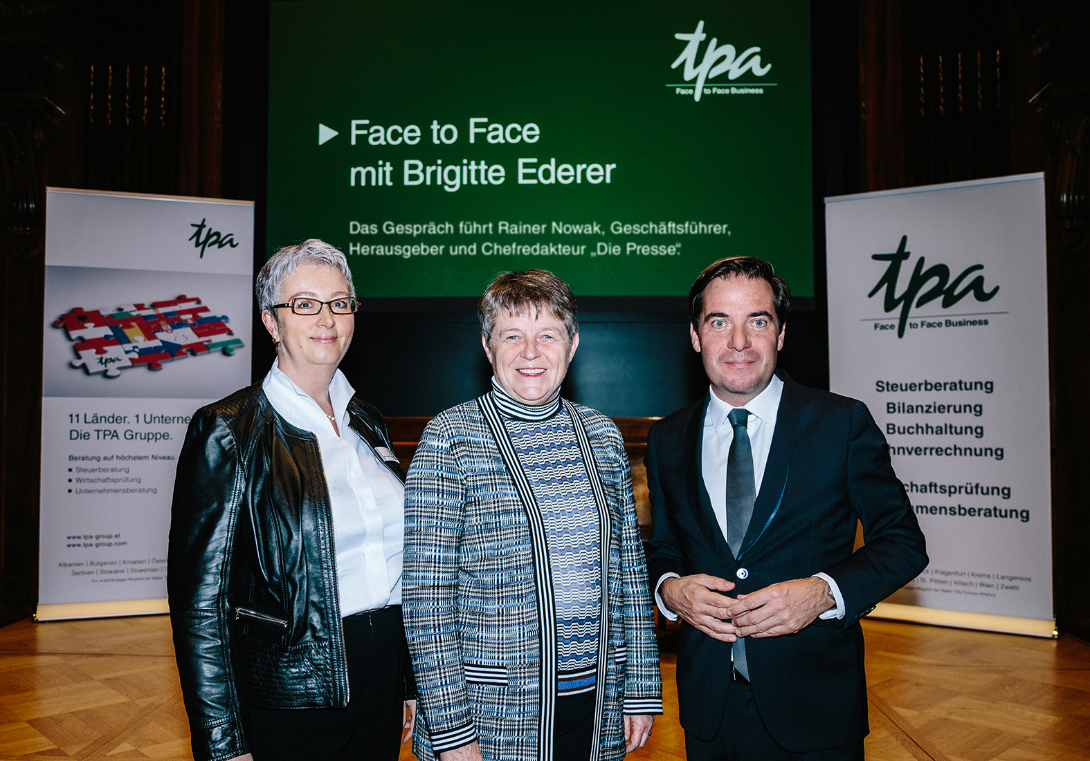 Brigitte Ederer zu Gast bei TPA-Event "Face to Face"