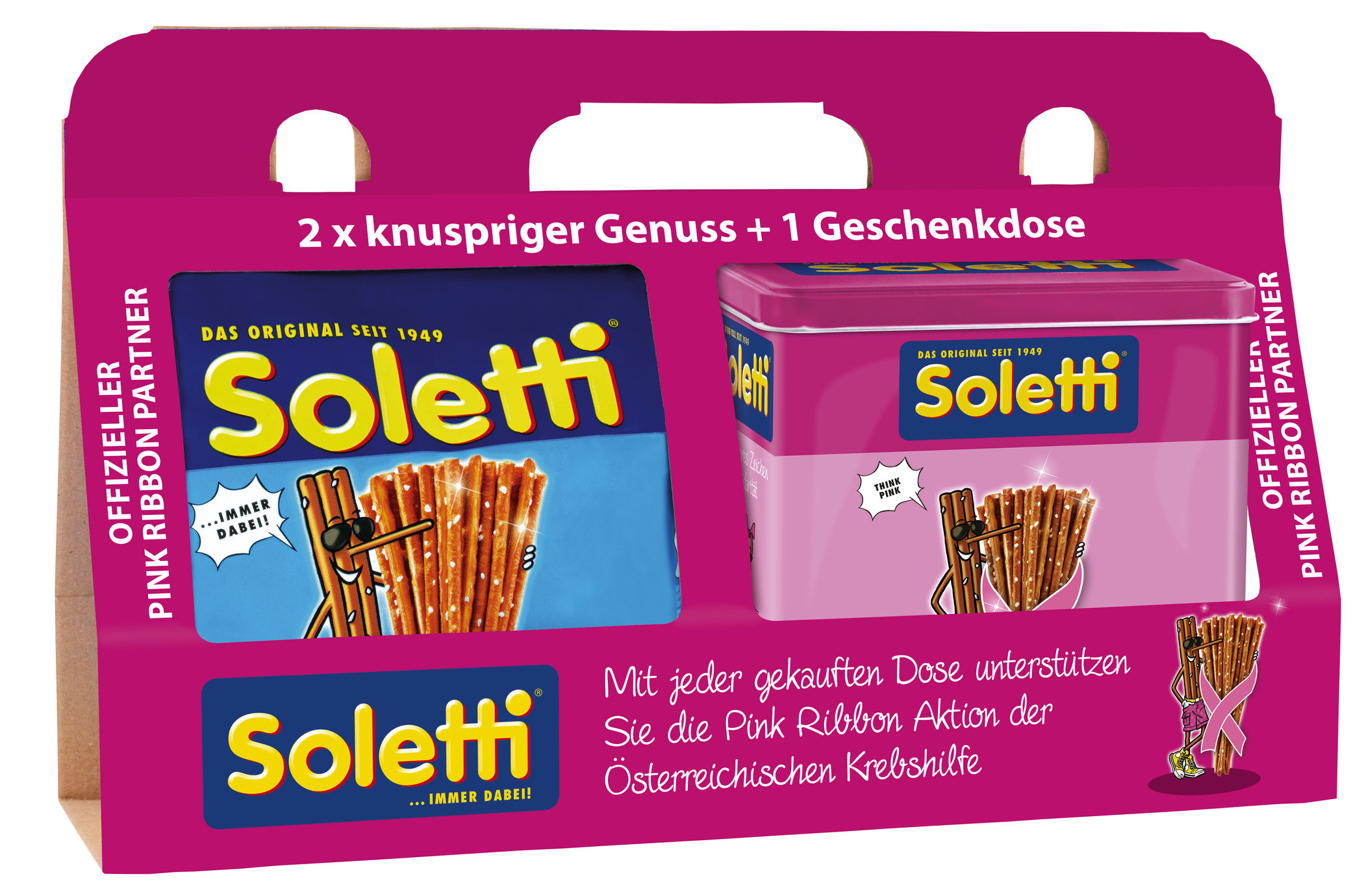 Soletti setzt mit Pink ein sichbares Zeichen