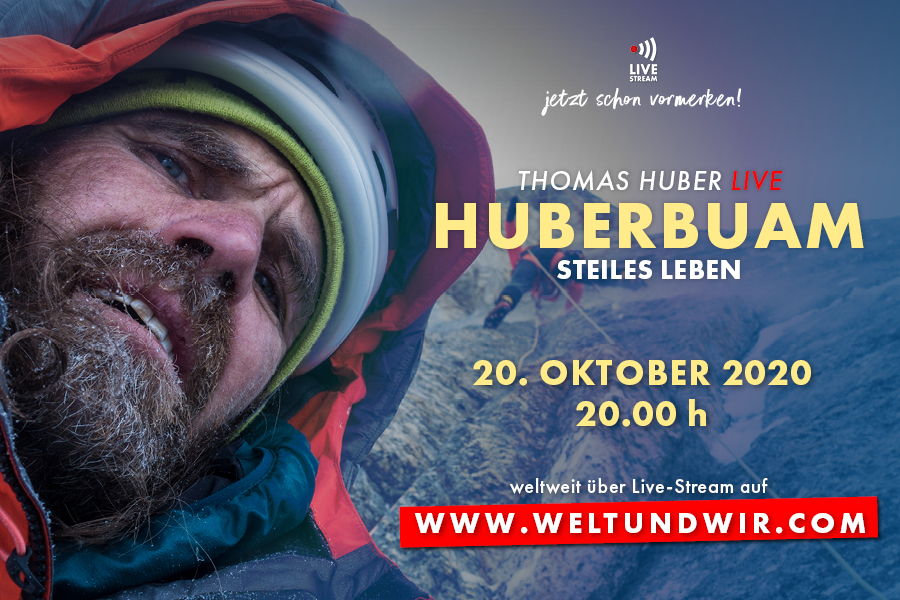 Die "Huberbuam" und ihr "steiles Leben" - Live-Streaming-Event